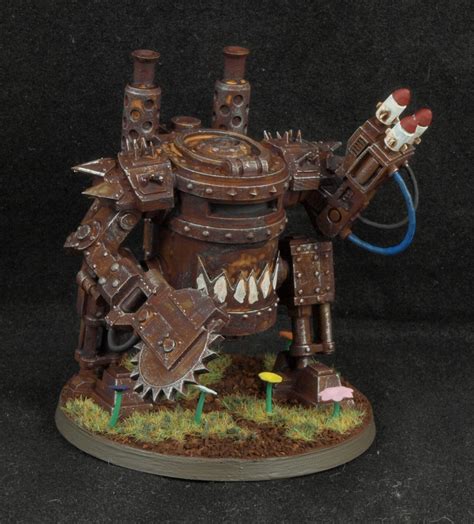 Starting An Ork Dread Mob Heres A Little Rustbucket Tromping Through