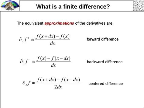 Numerical Methods Specific Methods Finite Differences Pseudospectral