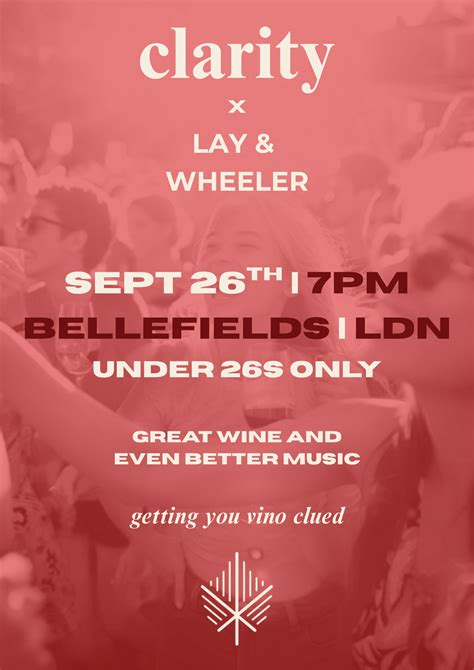 Clarity X Lay And Wheeler — Clarity