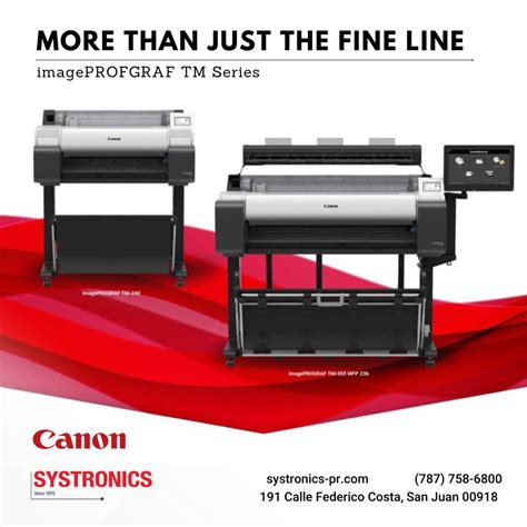 Systronics The New Imageprograf Tm Series Models Are