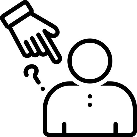 Line Icon For Blame 14065487 Vector Art At Vecteezy