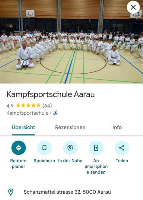 Bewertungen Zu Kampfsportschule Aarau
