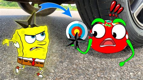 له کردن وسایل کیوت زیر چرخ ماشین تفریحی سرگرمی له کردن وسایل کیوت ژله قرمز