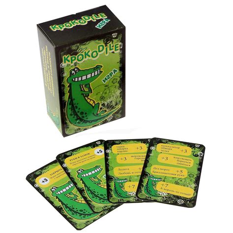 Настольная, карточная игра "Крокодил", 108 карточек. — купить в ...