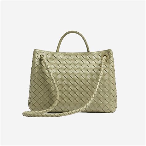 보테가 베네타 미디움 안디아모 트래버틴 Bottega Veneta Kream