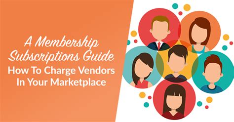 Membership Subscriptions How To Charge Marketplace Vendors