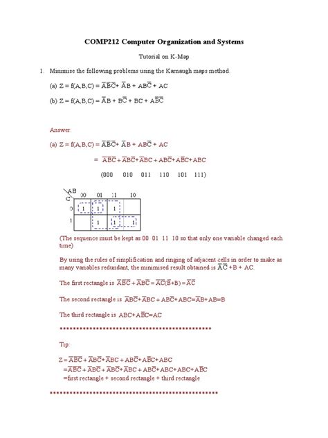 Problem Kmap Pdf Abstract Algebra Digital Electronics
