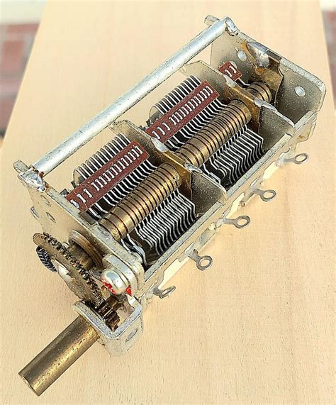 Variable Cap 0 12pf 0 350pf 5 Gang Air Capacitor Trimmer Chassis Moun