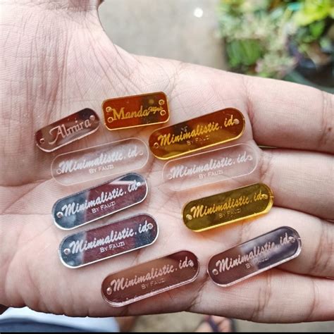 Jual Label Hijab Label Hijab Akrilik Label Akrilik Shopee Indonesia