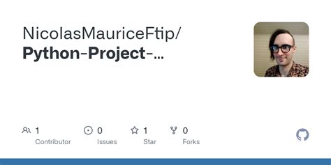 github nicolasmauriceftip python project supervision