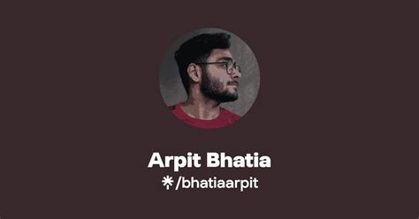 arpit bhatia twitter linktree