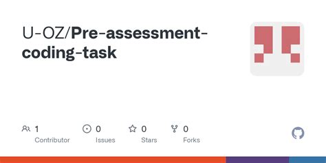 Releases · U Ozpre Assessment Coding Task · Github