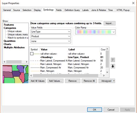 Layer Properties Symbology Fails To Load In Corr Esri Community