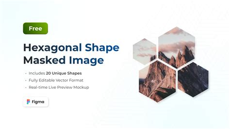 Hexagonal Shape Collection For Masked Images Figma