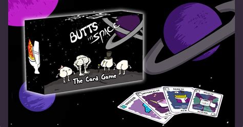 Butts In Space The Card Game Board Game Boardgamegeek
