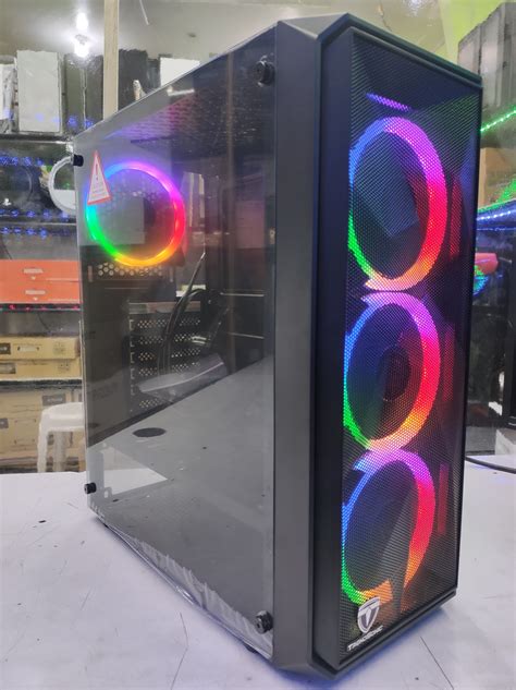 Pc Light Trendsonic Megatron Mesh Tg Atx Case W 4x120mm Facebook