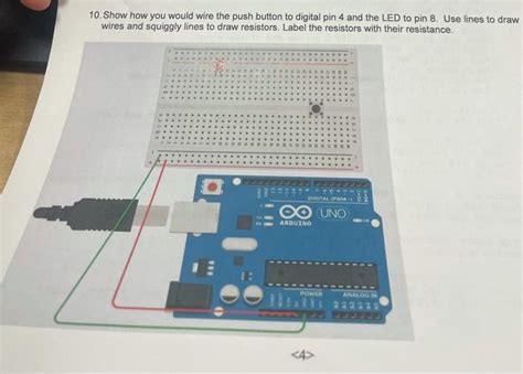Solved Show How You Would Wire The Push Button To Chegg Com