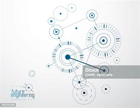 벡터 산업 및 엔지니어링 배경 미래 기술 계획 메커니즘 기계 체계의 추상 청사진 0명에 대한 스톡 벡터 아트 및 기타 이미지 0명 건설 산업 공학 Istock