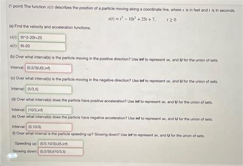 solved part b e and f are wrong what i have put in there