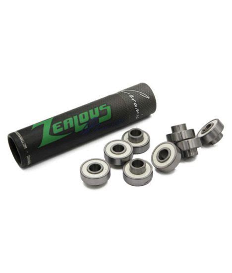 Zealous Downhill Ceramic Precision Spaced Longboard Bearings