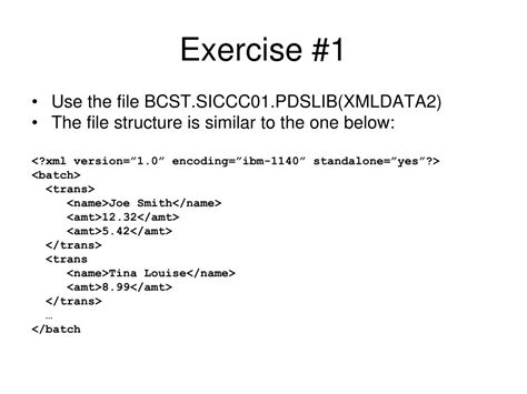 ppt xml and cobol powerpoint presentation free download id 2983201