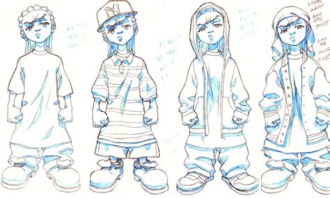 Boondocks Characters Drawings