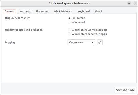 View The Installed Version Of The Citrix Workspace App