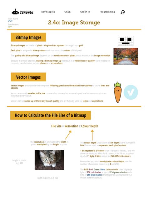 2 4c Image Storage Ocr Gcse J277 Spec Csnewbs Pdf