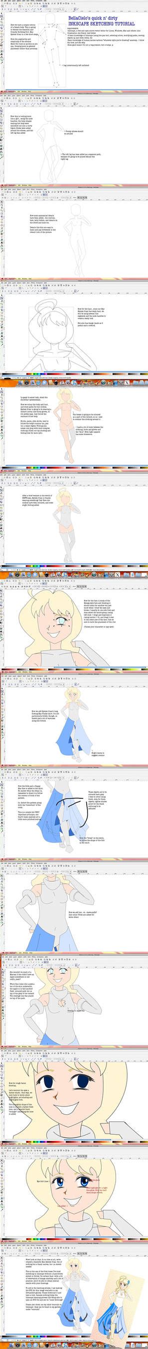 Inkscape Drawing Tutorial By Bellacielo On Deviantart