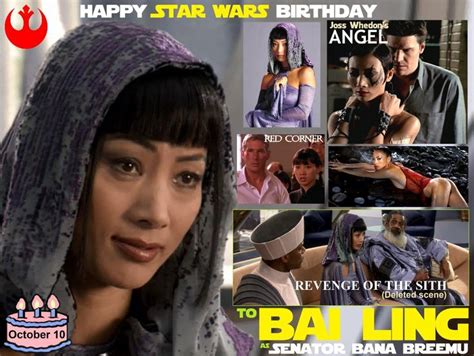 Happy Birthday Bai Ling Born October Bai Ling American Actress Star Wars Birthday
