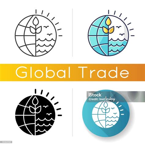 천연 자원 아이콘 생태학 저장 행성 환경 보존 친환경 산업 지구 생태계 관리 리니어 블랙 및 Rgb 색상 스타일 격리된 벡터 그림 0명에 대한 스톡 벡터 아트 및 기타