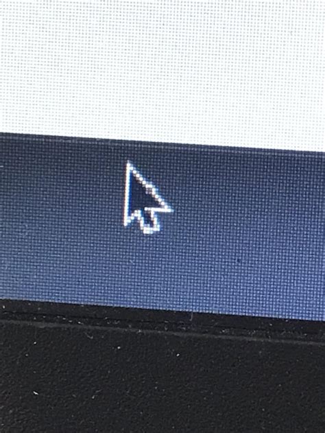 the mouse pointer on my chromebook is slightly disfigured r