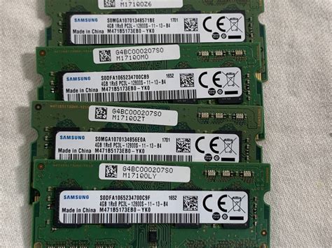 Yahoo オークション Samsung 4gb 1r×8 Pc3l 12800s 11 13 B4 4枚