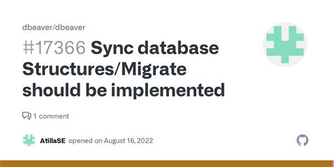 Sync Database Structuresmigrate Should Be Implemented · Issue 17366