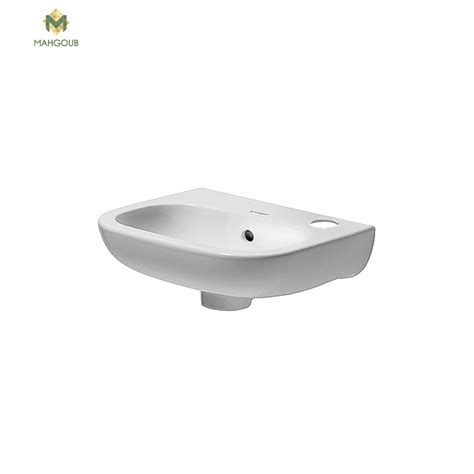 حوض ديورافيت دي كود ٣٦ سم ابيض محجوب للسيراميك والبورسلين