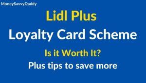 Lidl Plus Loyalty Card App How To Get Money Savvy Daddy