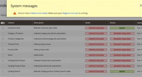 Solved One Or More Indexers Are Invalid Make Sure Your M Magento