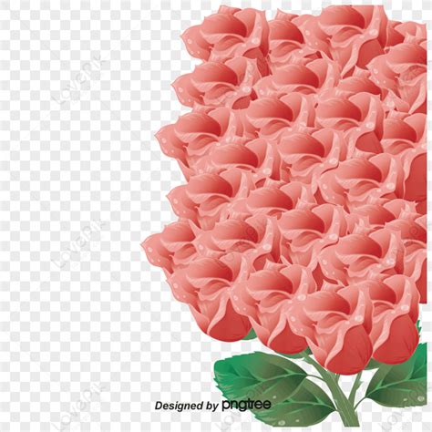품위가 장미꽃핑크 장미 Png 일러스트 무료 다운로드 Lovepik