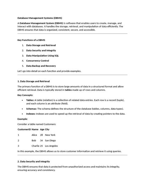 Database Management Systems Pdf Databases Sql