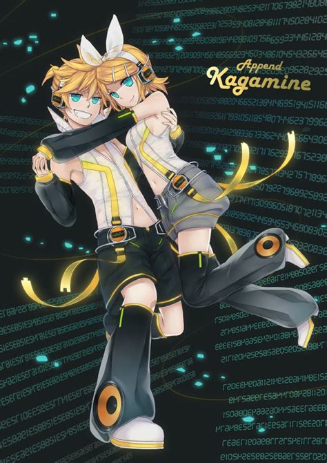Kagamine Rin Kagamine Len Kagamine Len And Kagamine Rin Vocaloid
