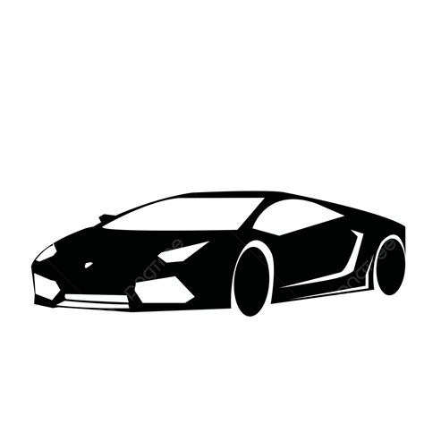 รูปองค์ประกอบภาพเงาการ์ตูน Png Lamborghini แรมโบ้ กีฬารถภาพ Png และ Psd สำหรับดาวน์โหลดฟรี