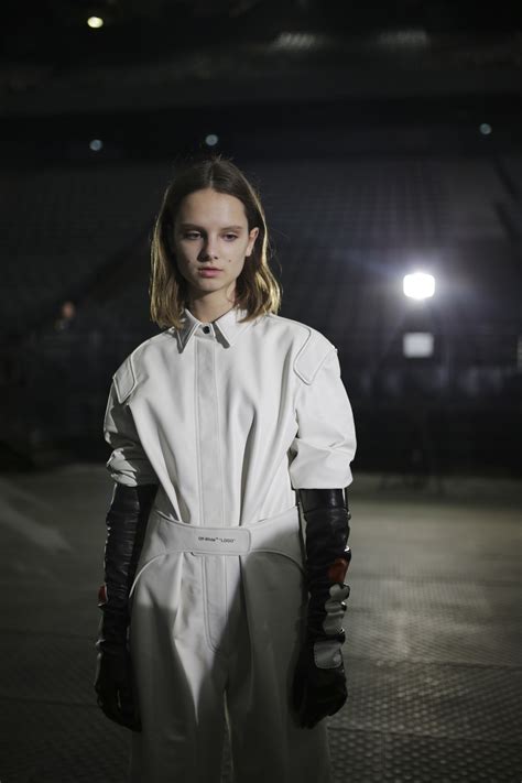 Backstage At Off White Rtw Fall Photos