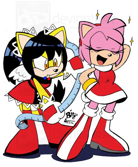 Amy Rose Honey The Cat As Drawn By Ninjahaku Sonic The Hedgehog Know Your Meme