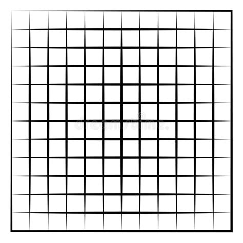 Grid Mesh Intersecting Lines Isolated On White Stock Vector