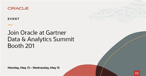 Darren Lynch On Linkedin Oracle At Gartner Data And Analytics Summit