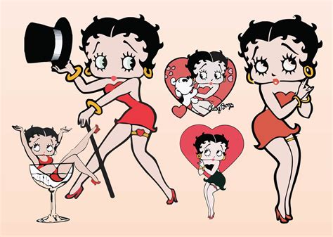 Betty Boop Vectors Vector Art And Graphics