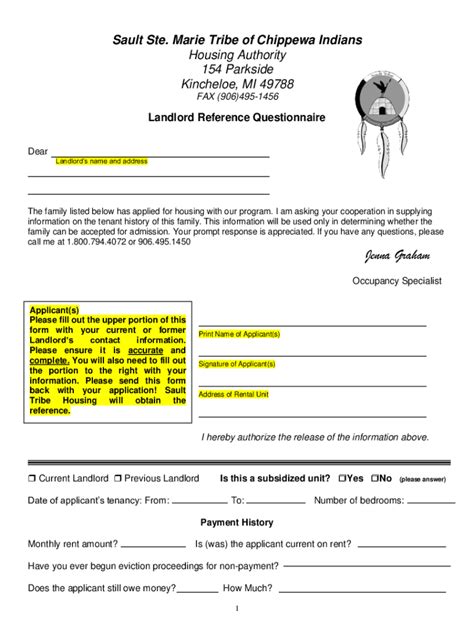 Fillable Online Landlord Reference Form Reference Fax Email Print Pdffiller