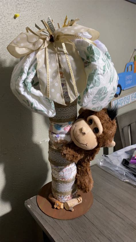 Palm Tree Diaper Cake Diaper Cake Diaper Baby Shower