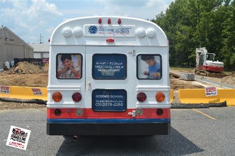 Goddard School Full Bus Wrap