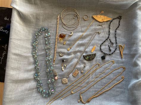 Schmuck Konvolut Gold Silber Vintage Bijouterie Gebraucht In